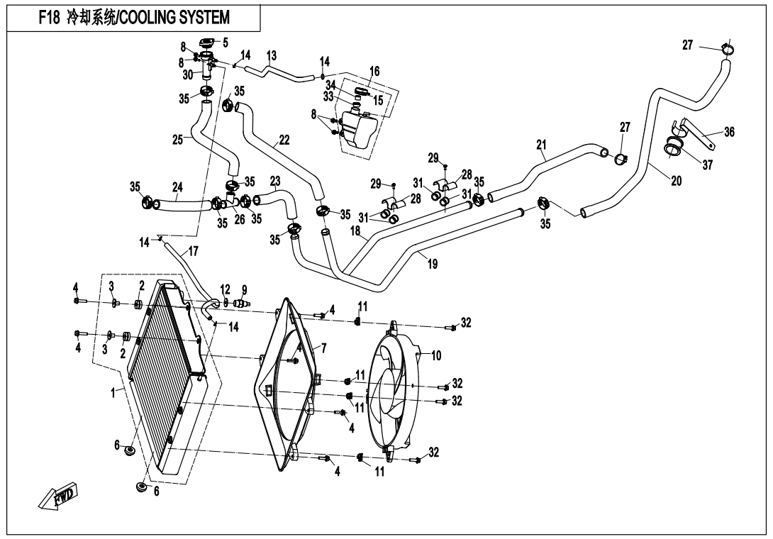 1 9060 180100 1000 radiator assy 10 7020 181400 1000 fan motor 11 8030 ...